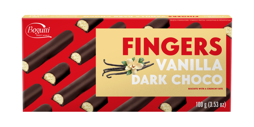 Fingers - Vanilla biscuits with cocoa coating - Bogutti